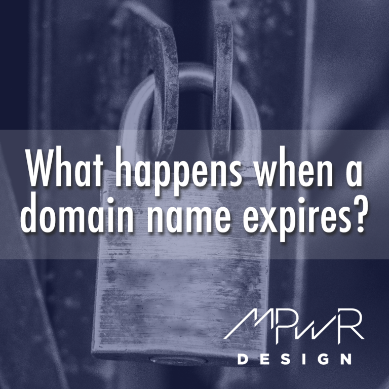 What happens when a domain name expires? - MPWR Design